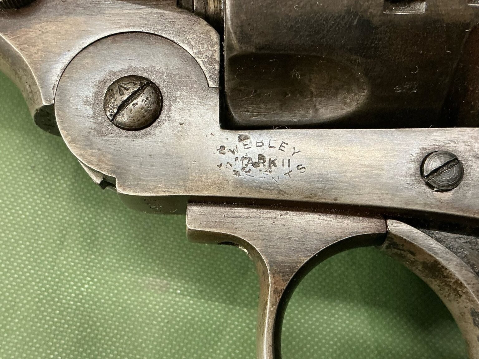 DEACTIVATED WEBLEY MK2 REVOLVER (D52) - Chelmsford Militaria